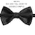 NEW Black Adj. Banded Western Bow Wyatt Colonel Sanders Rodeo ...