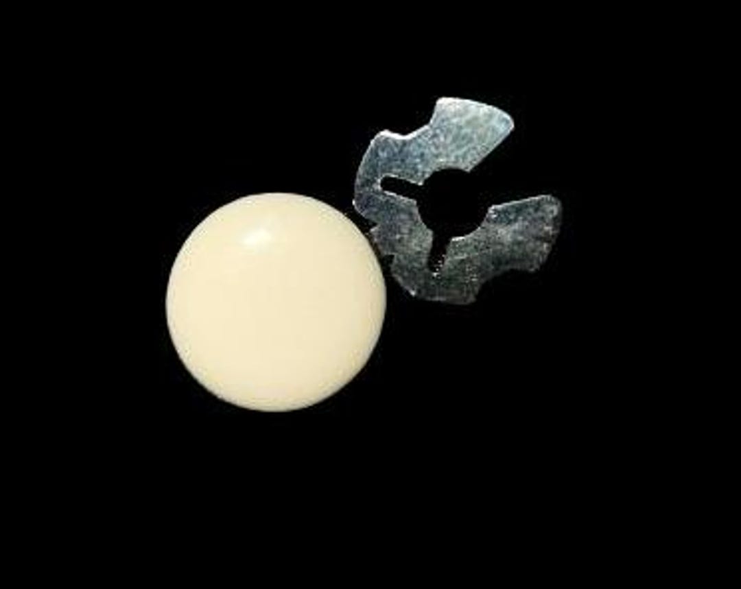 NEW Vintage Ivory Button Cover. Silver-tone Finish - Etsy