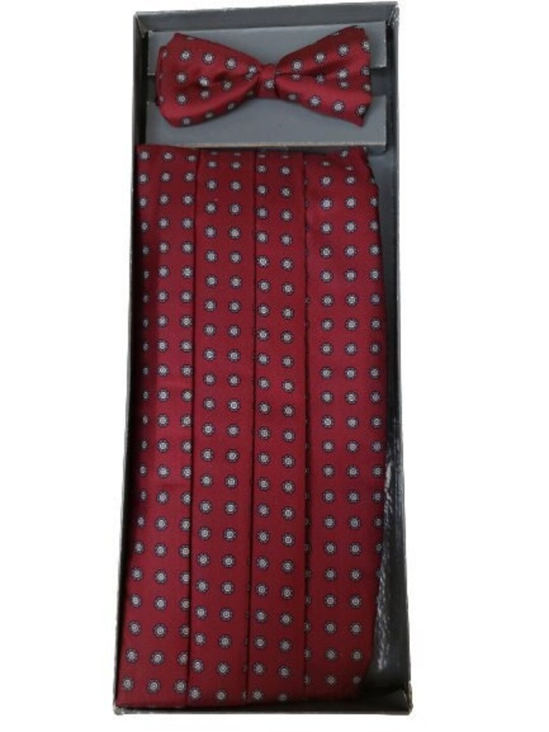 New Burgundy Cummerbund and Matching Bow Tie - Etsy