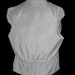 100% COTTON White Pique Full Back Tuxedo Vest and Matching Self Tie Bow ...