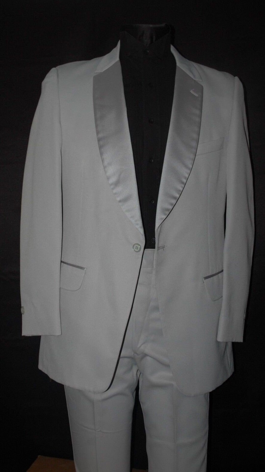 1977 Vintage Silver Devon Tuxedo Dinner Jacket Coat Only - Etsy