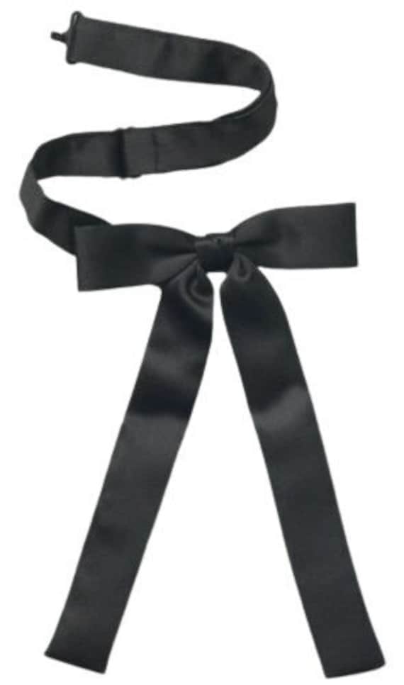 NEW Black Adj. Banded Western Bow Wyatt Colonel Sanders Rodeo - Etsy