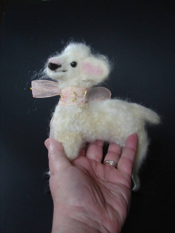 Needle Felted Lamb Felted Lamb Easter Lamb Needle Felted - Etsy