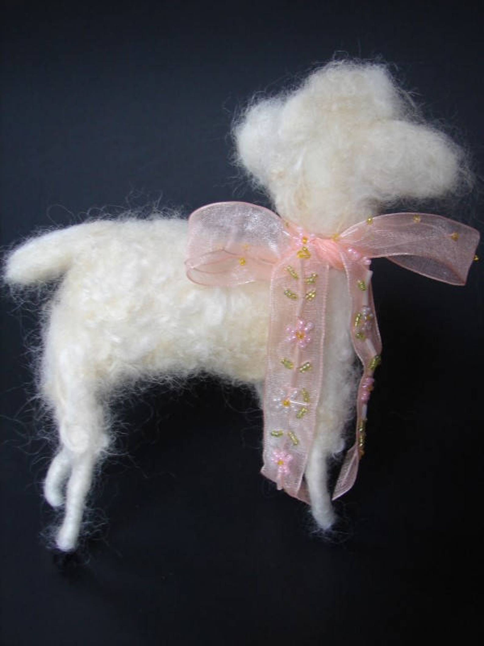 Needle Felted Lamb Felted Lamb Easter Lamb Needle Felted - Etsy