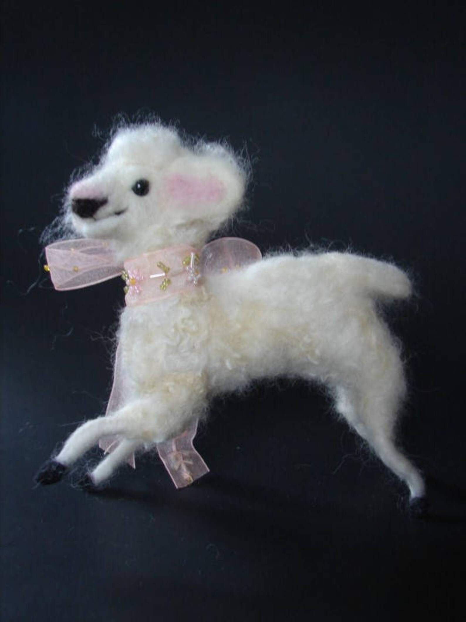 Needle Felted Lamb Felted Lamb Easter Lamb Needle Felted - Etsy