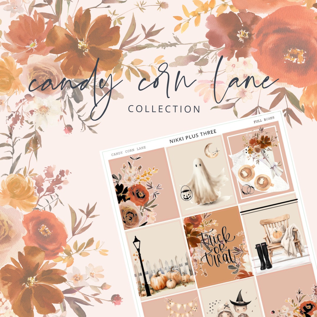 NEW Candy Corn Lane Collection Ll Build Your Own Kit Ll Light Gold Foil ...