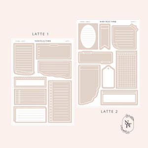 NEW Journal Labels Neutral Collection Choose Colorway Premium Matte - Etsy