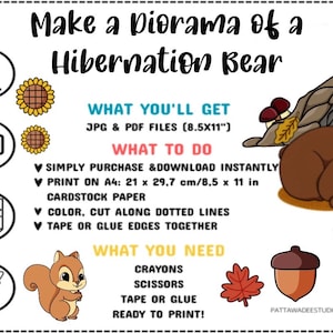 Hibernation Activities Hibernating Bear Craft Bulletin Board Sleeping ...