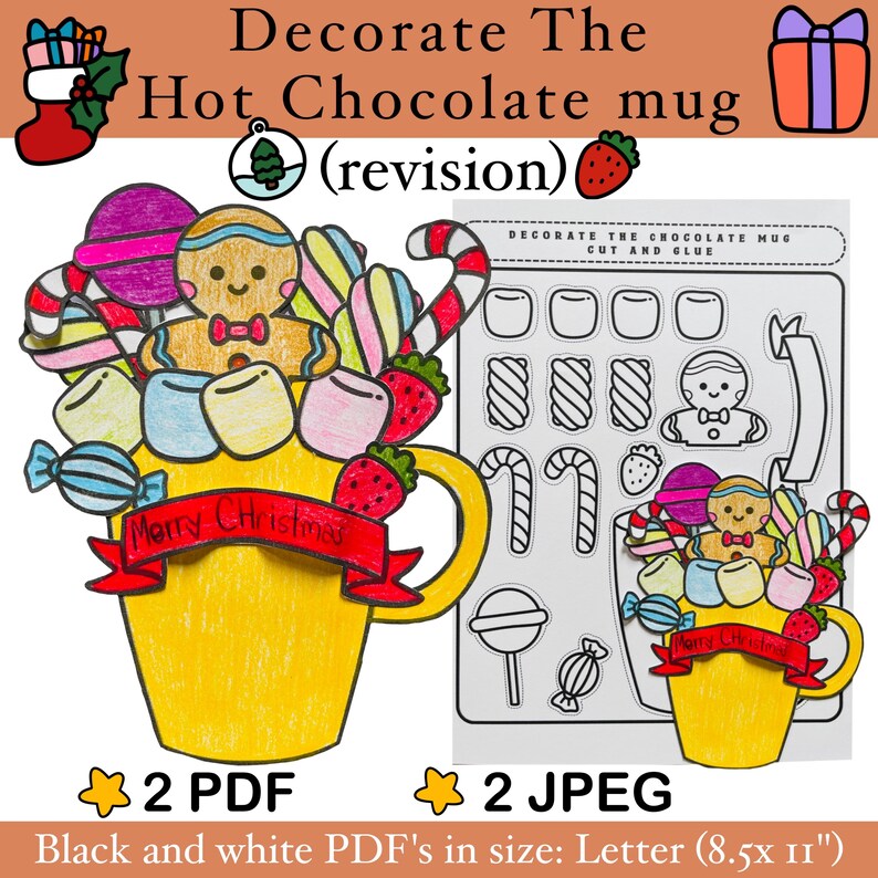 Decorate the Christmas Tree, Christmas Preschool Printable, Christmas ...