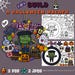 DIY Frankenstein Halloween Wreath Craft for Kids Printable Spooky ...