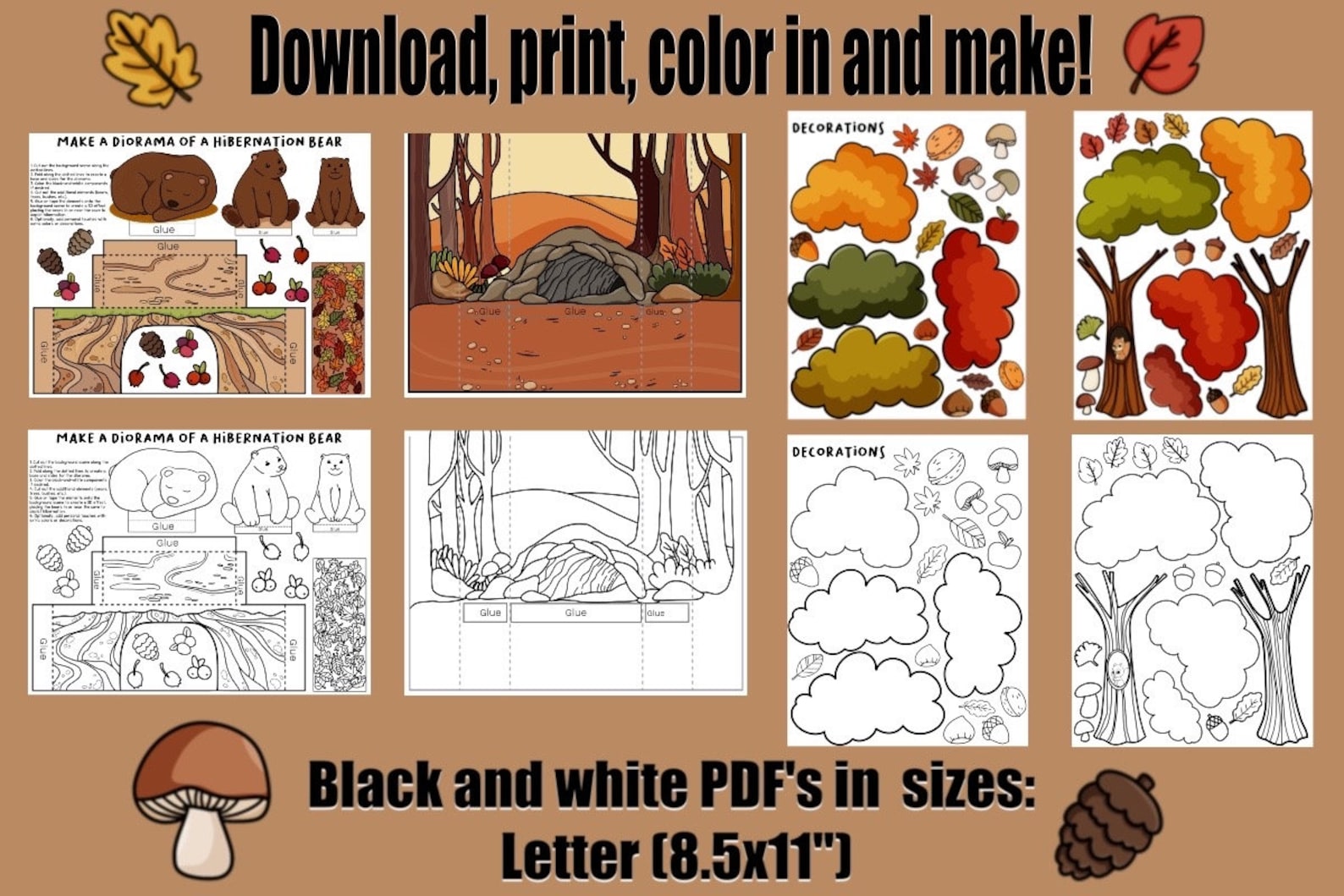 Hibernation Activities Hibernating Bear Craft Bulletin Board Sleeping ...