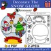 Decorate Snow Globe | Christmas Preschool Printable | Christmas ...