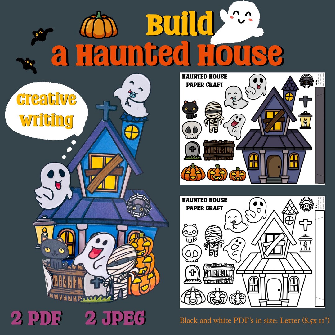Build Your Own Haunted House Haunted House Writing Prompts Printable ...
