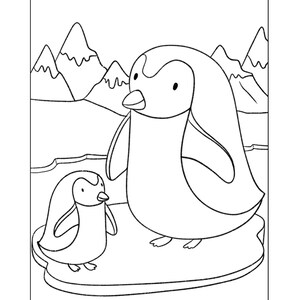 Arctic Animals Coloring Page | Winter Animals - Etsy