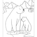 Arctic Animals Coloring Page | Winter Animals - Etsy
