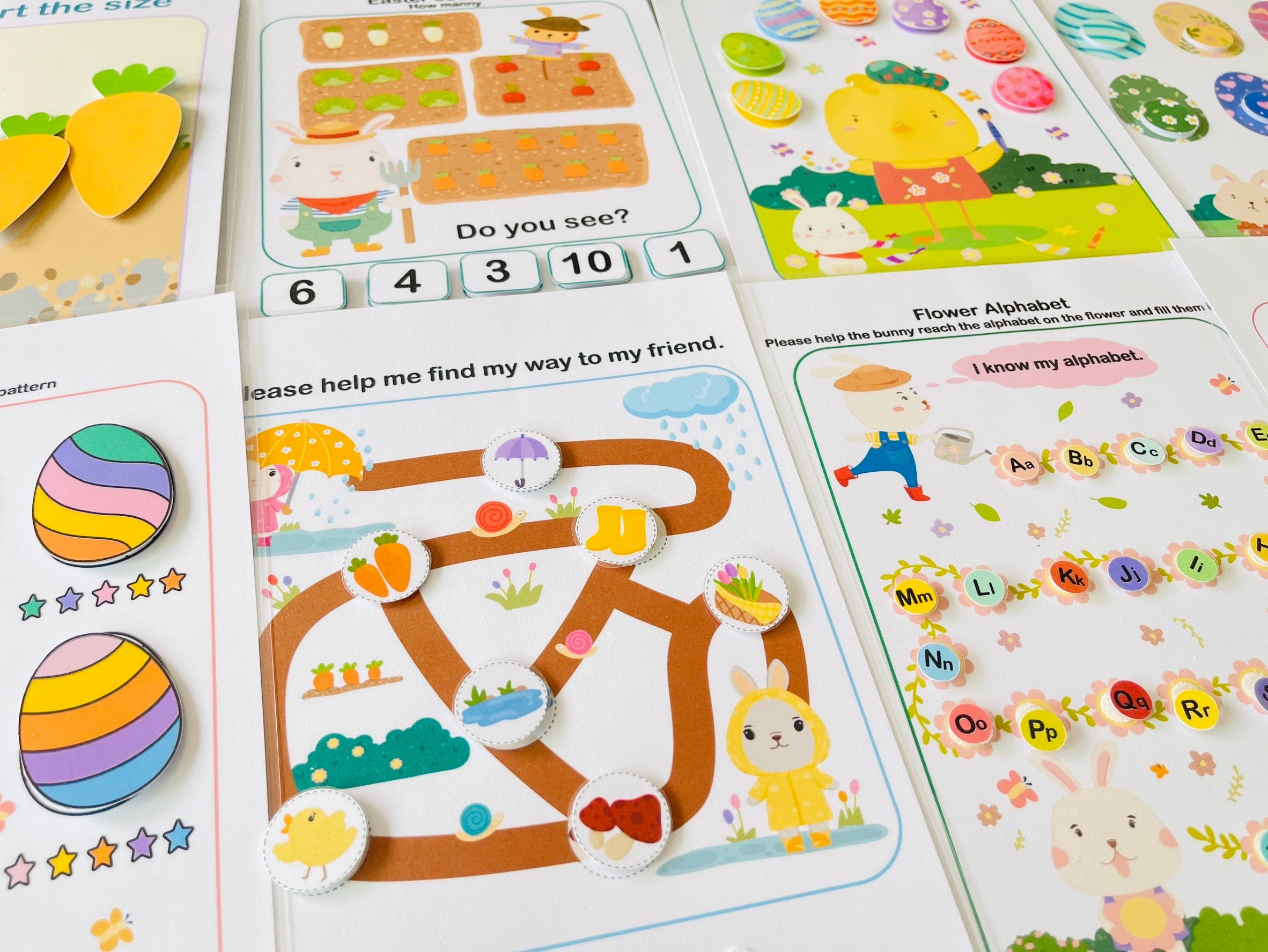 Easter Busy Book for Toddler,easter Busy Book,quiet Activites for ...