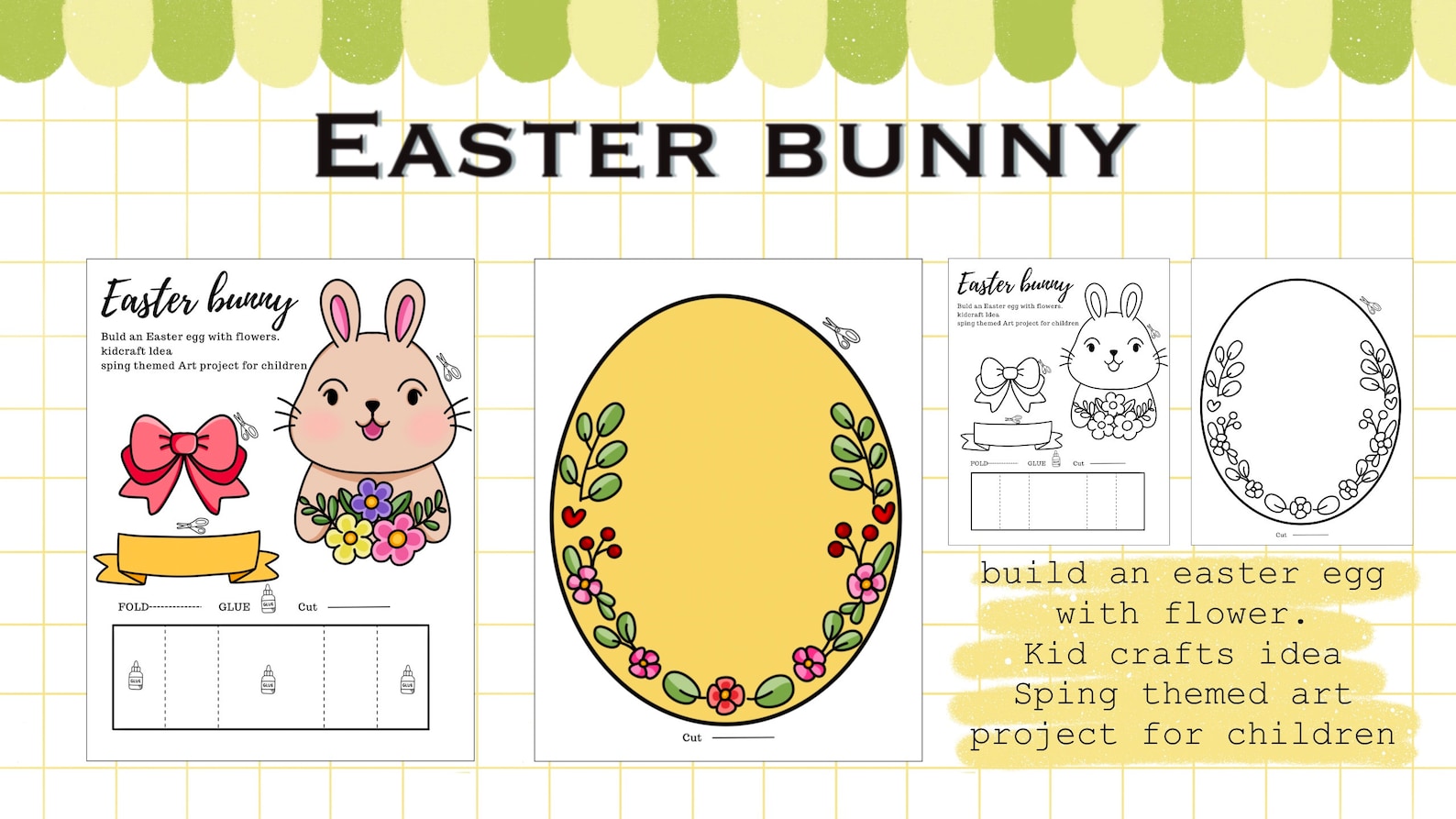 Build an Easter Egg Craft and Hanging Decorations,easter Craft Activity ...