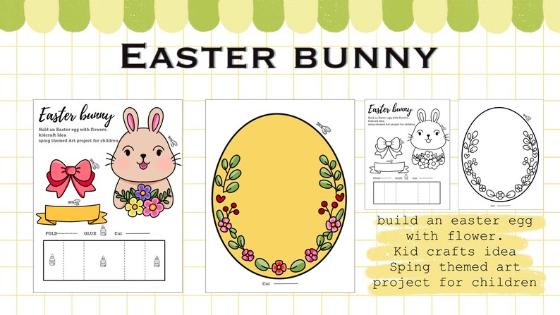 Build an Easter Egg Craft and Hanging Decorations,easter Craft Activity ...