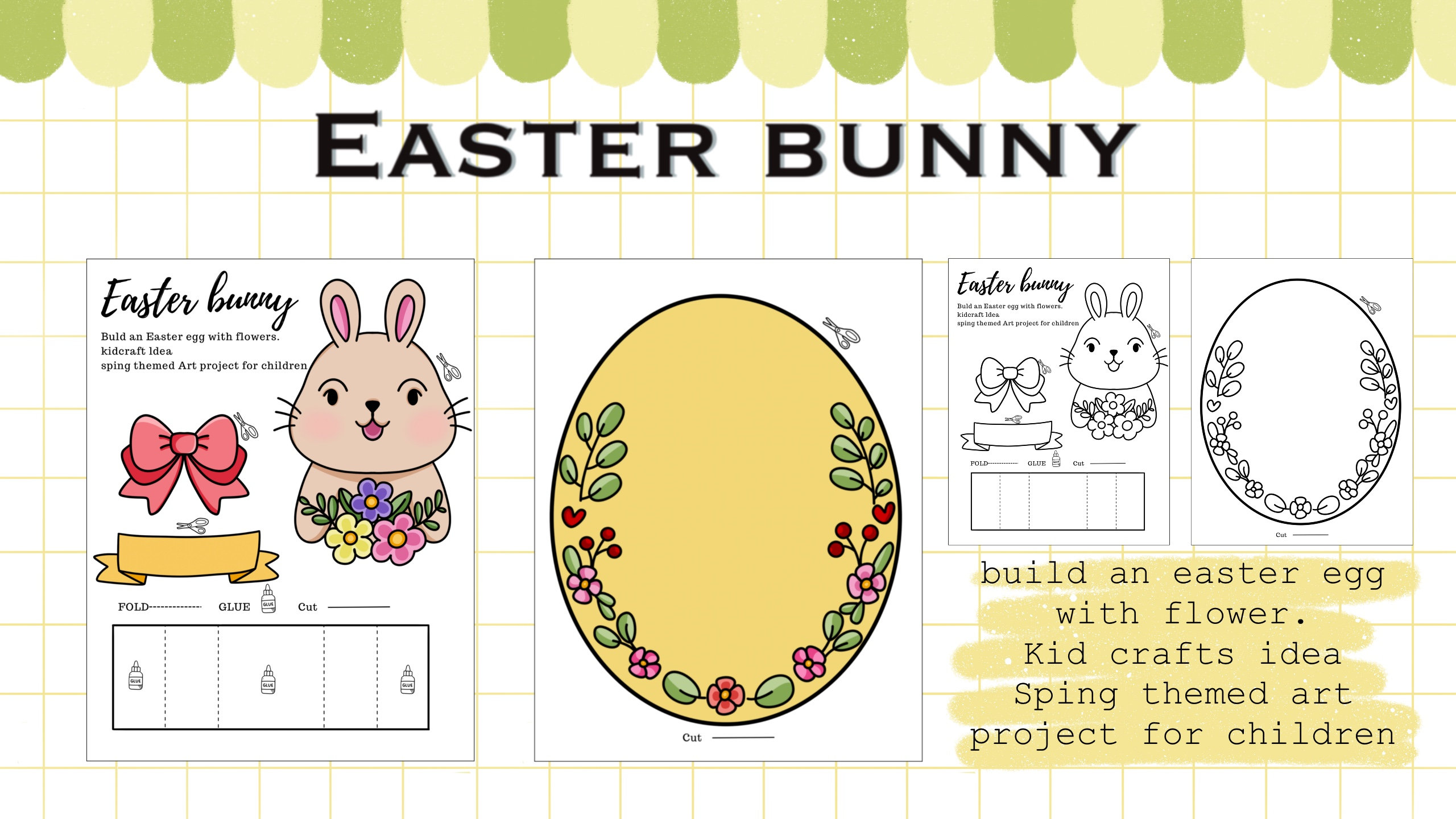 Build an Easter Egg Craft and Hanging Decorations,easter Craft Activity ...
