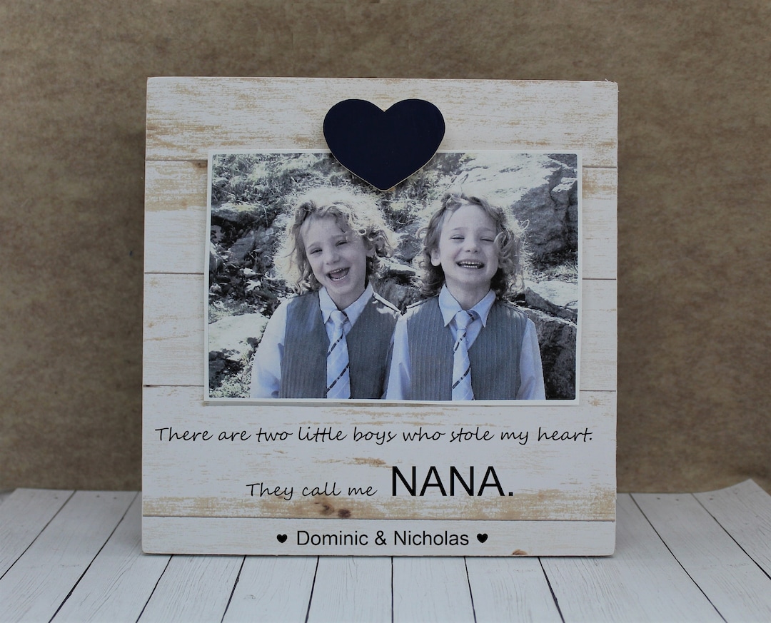 Personalized Nana Picture Frame, Custom Grandma Gift for Mother's Day ...