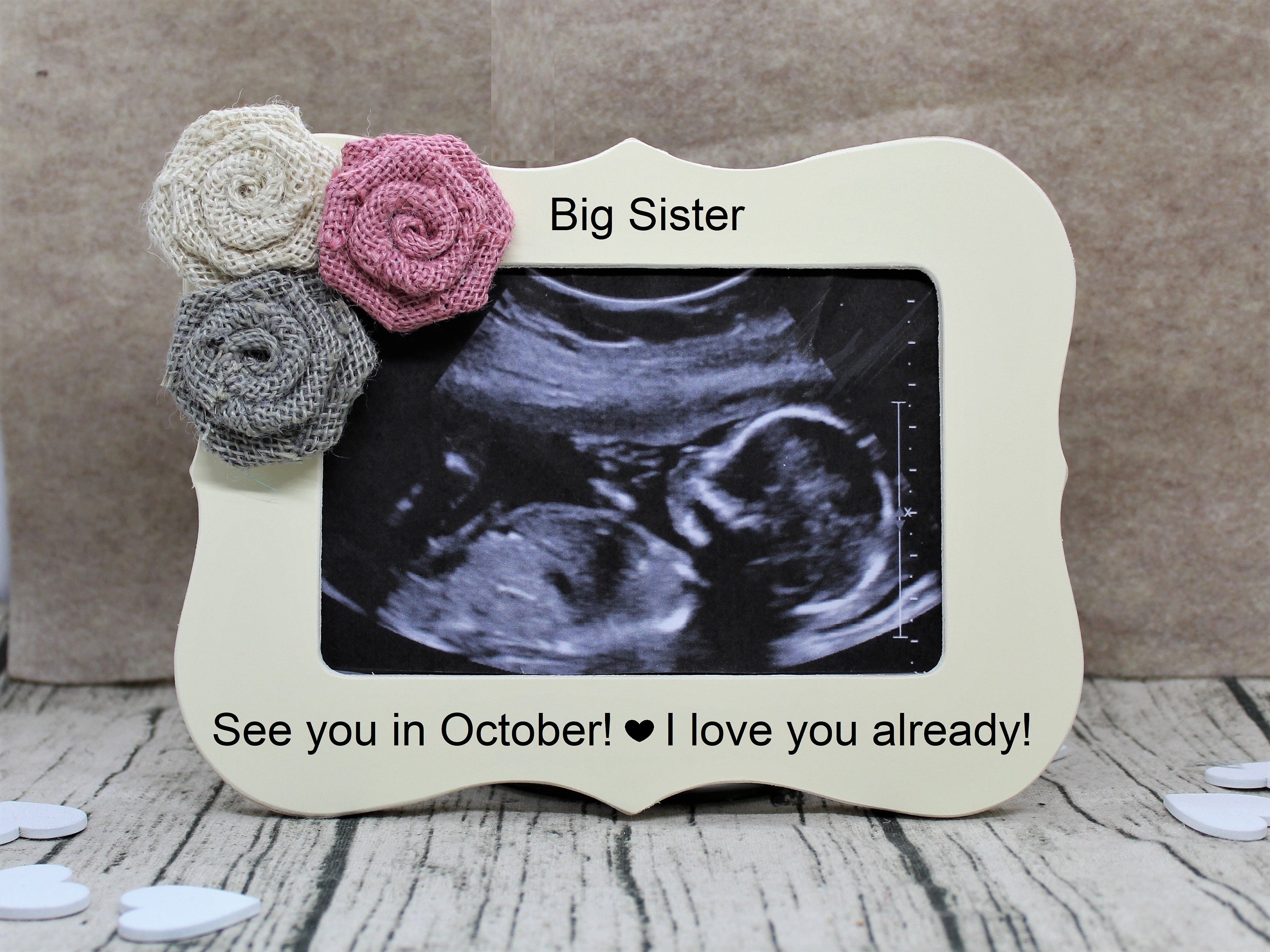 Big Sister Frame / Big Sister Announcement / Personalized Pregnancy ...