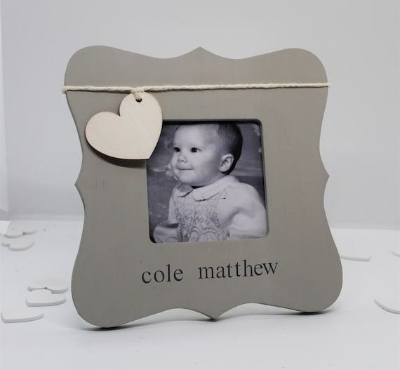 Personalized Picture Frame Baby Boy | Etsy