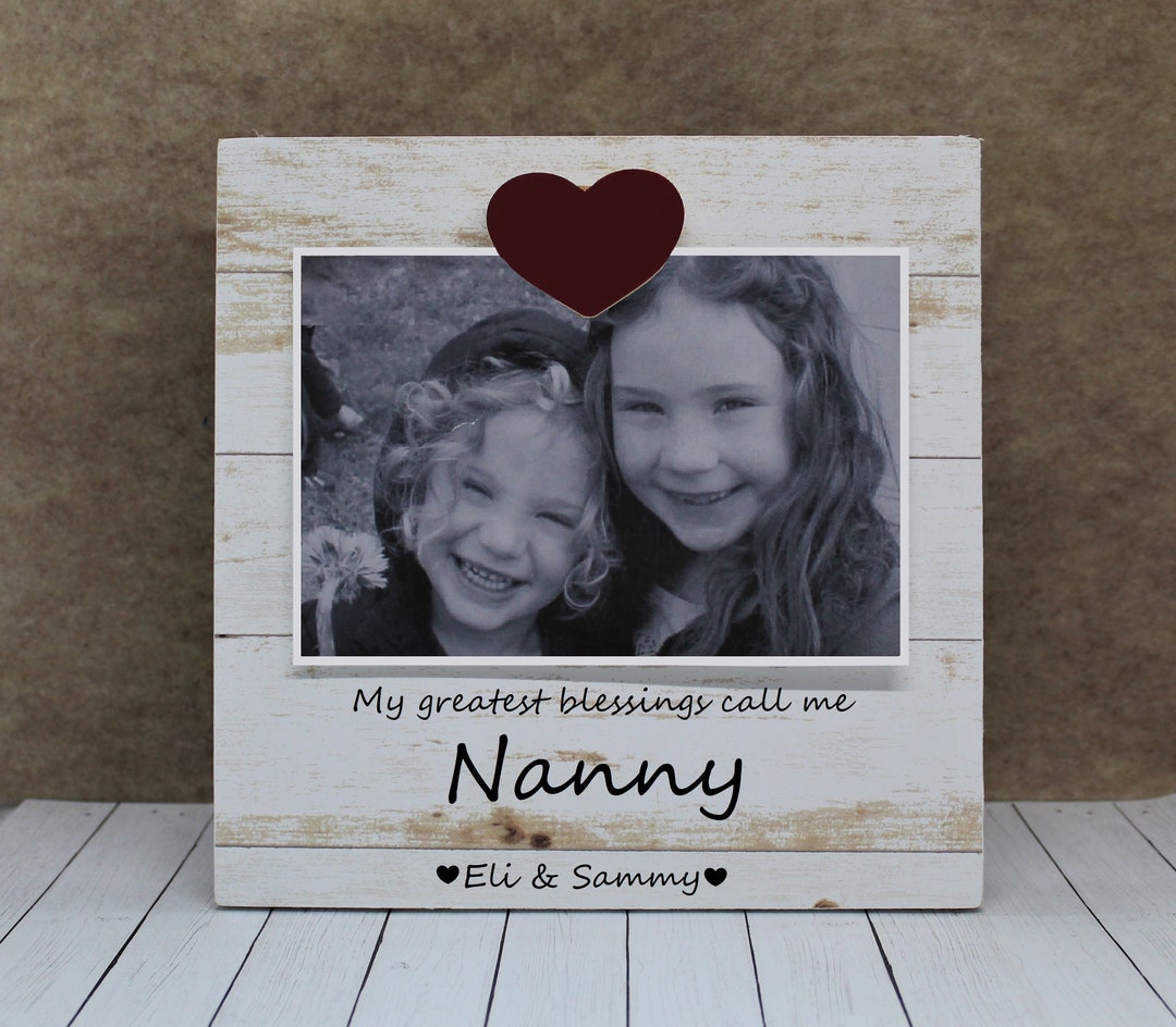 Nanny Gifts From Kids / Personalized Mothers Day Gift for Nanny Frame ...