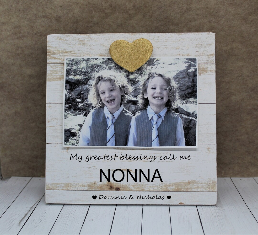 Nonna Picture Frame / Personalized Photo Gifts for Grandma From ...
