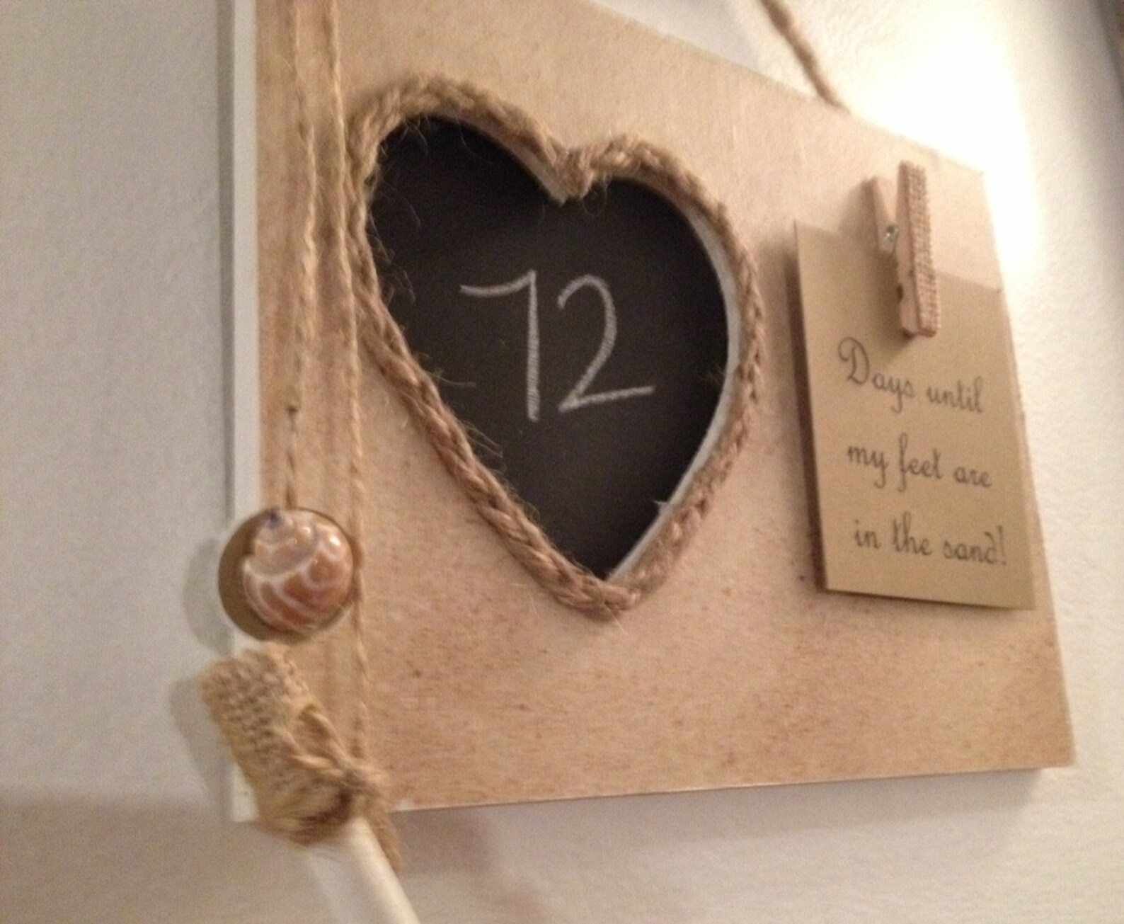 Beach Countdown Vacation Countdown Chalkboard - Etsy