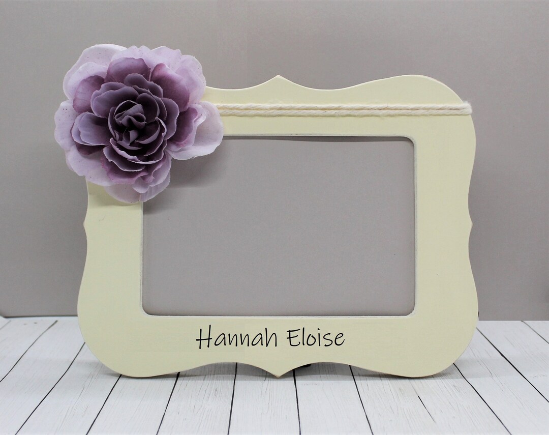 Personalized Baby Girl Gift, Personalized Picture Frame Baby Girl ...