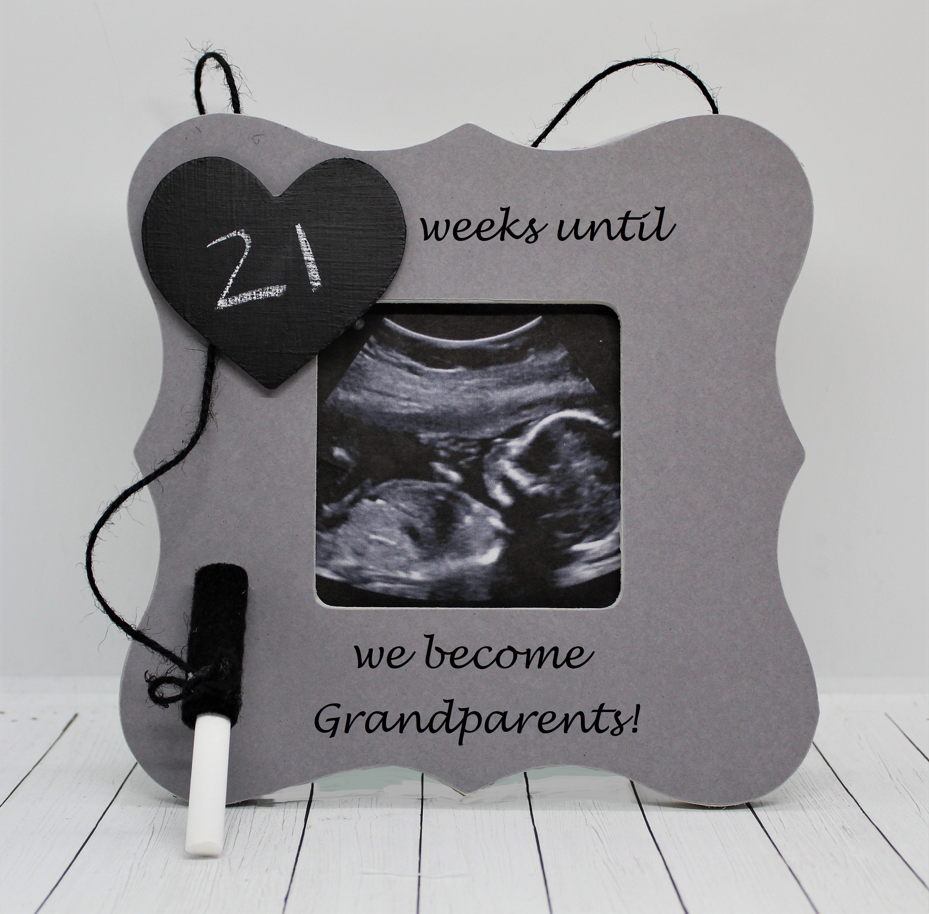 Pregnancy Announcement Grandparents Again Grandbaby Countdown ...