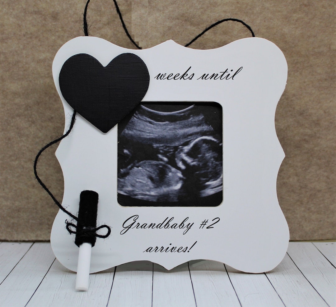 Pregnancy Announcement Grandparents Again Grandbaby Countdown ...