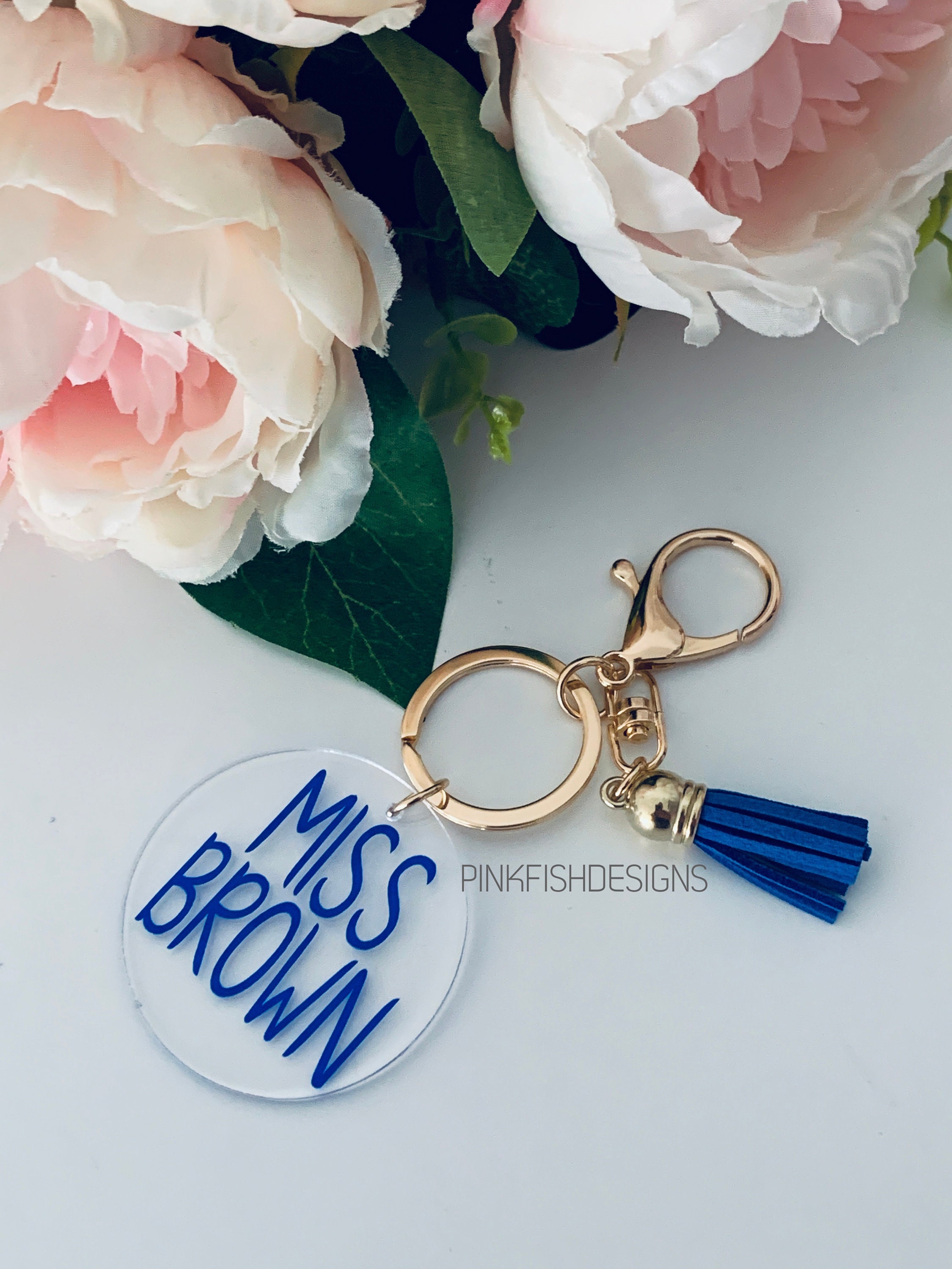 Personalised Keyrings Student Teacher Gift Personalised Key - Etsy ...