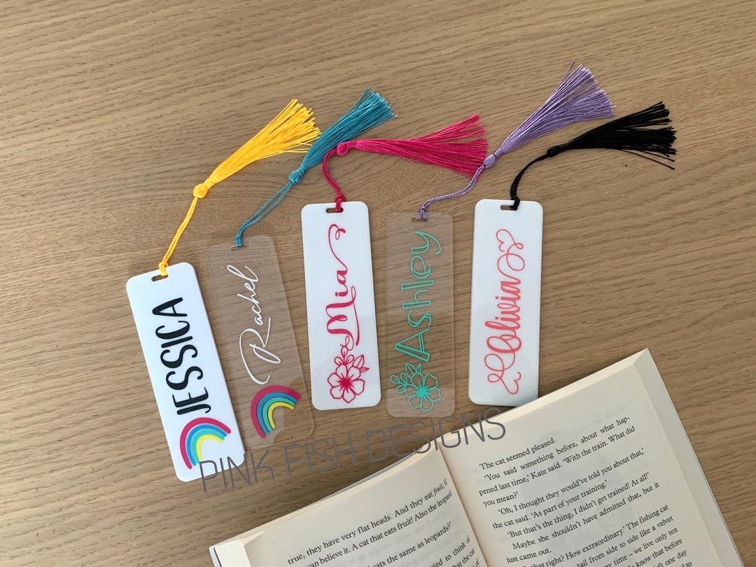 Personalised Bookmark/ Student Teacher Gift/ Personalised Bookmarks ...