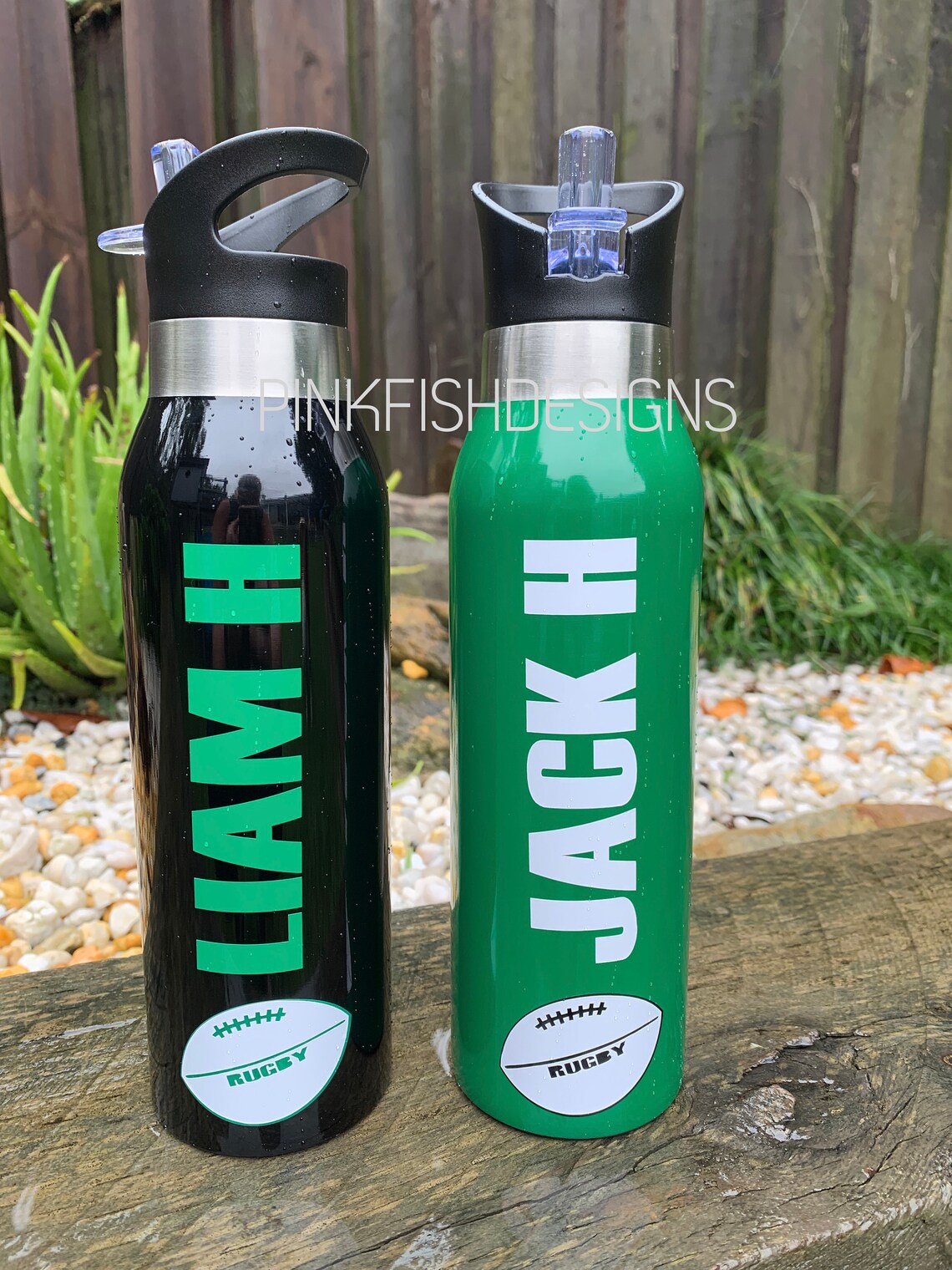 Botella de agua de rugby / Botella de agua deportiva / Botella - Etsy ...