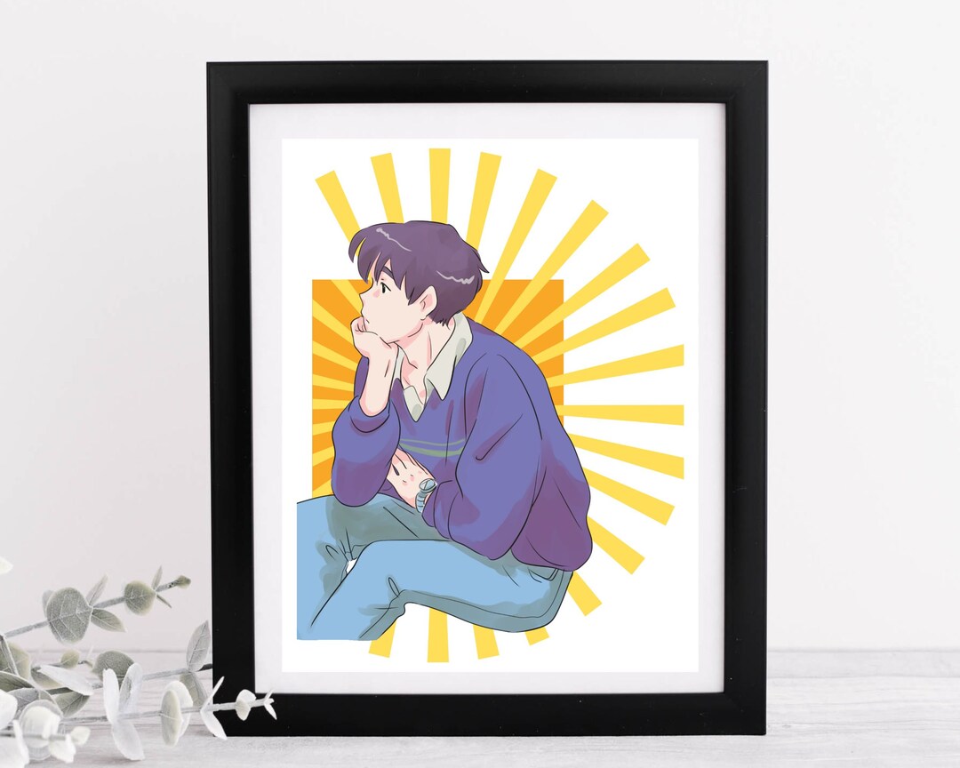 Anime Thinking Boy Digital Download, Anime Boy, Thinking Boy, Anime Art ...
