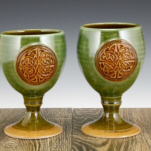 Ceramic Goblet With Celtic Knot Emblem | Great Gift for Every Kind of ...