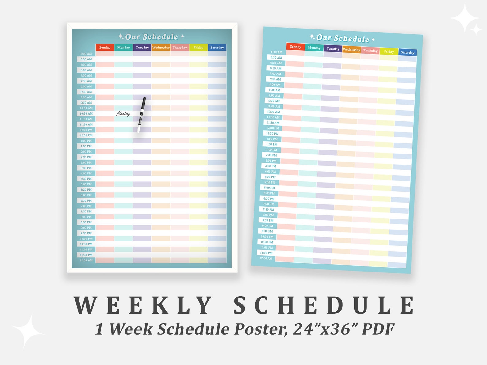 Groovy Productivity Bundle | 2025 Monthly Calendar | Retro Groovy ...