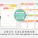 Groovy Productivity Bundle | 2025 Monthly Calendar | Retro Groovy ...