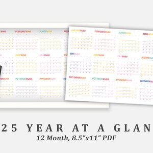 Groovy Productivity Bundle | 2025 Monthly Calendar | Retro Groovy ...