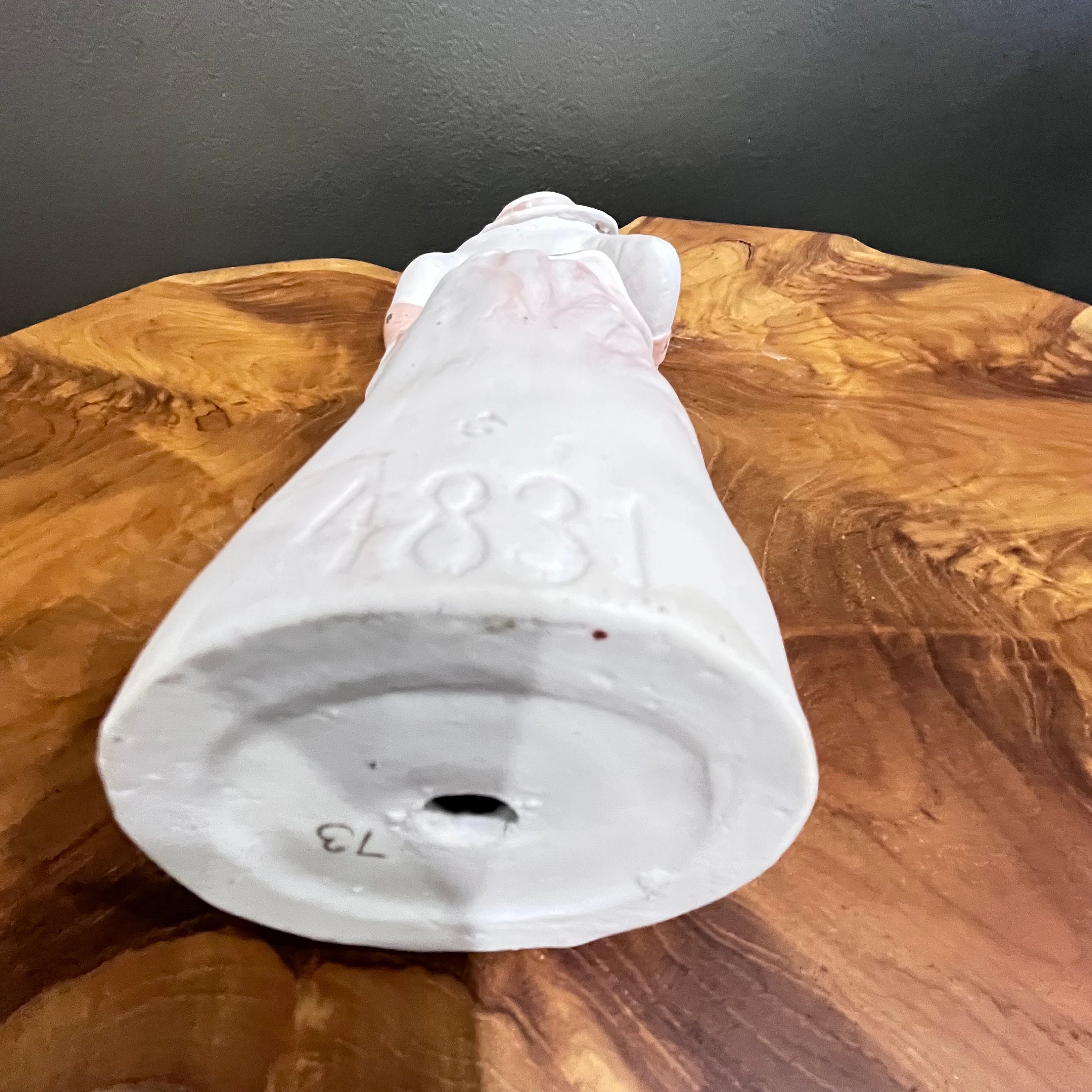 Antique 1890 Bisque Porcelain German Bavarian Boy Statue Signed GT 4831 ...