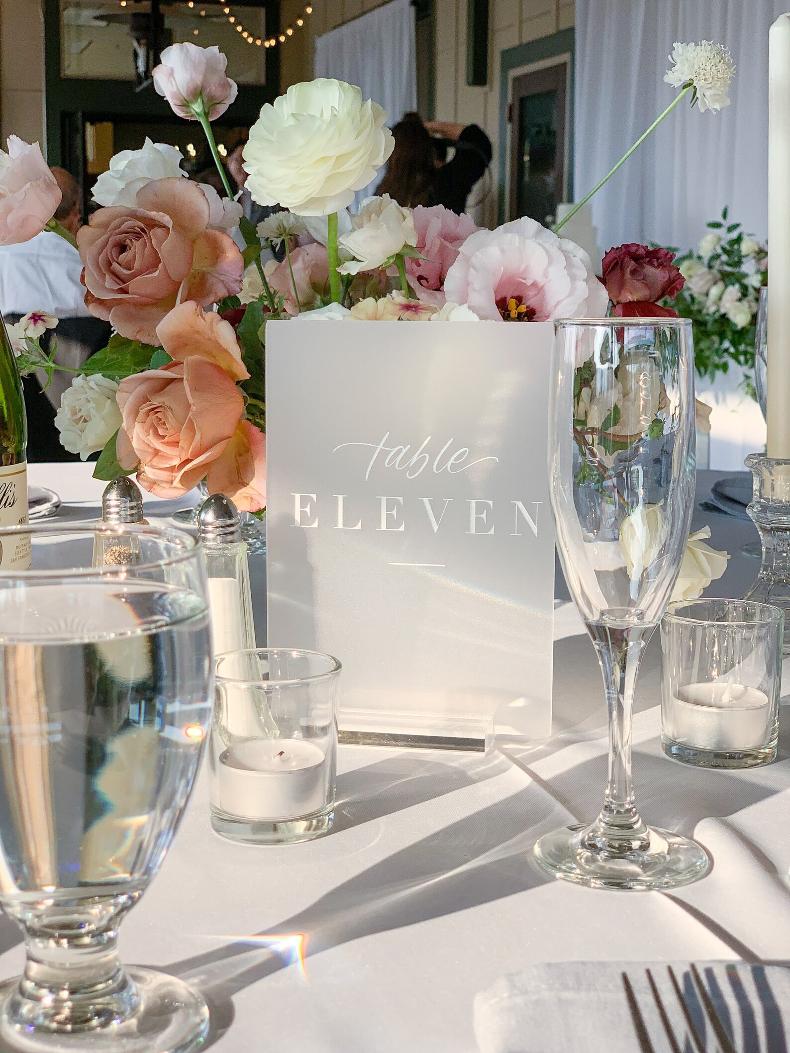 Acrylic Table Numbers Wedding Special Event Reception | Etsy