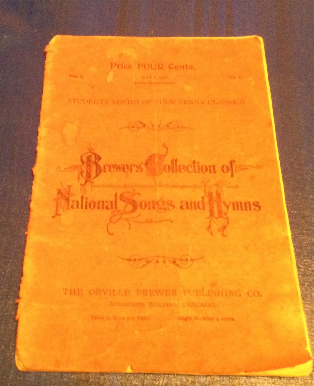 Brewers’ Collection of National Songs and Hymns, the Brewer Publishing ...