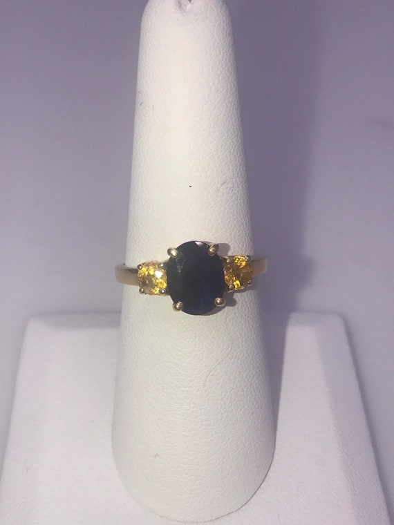 14k yellow gold blue - Gem