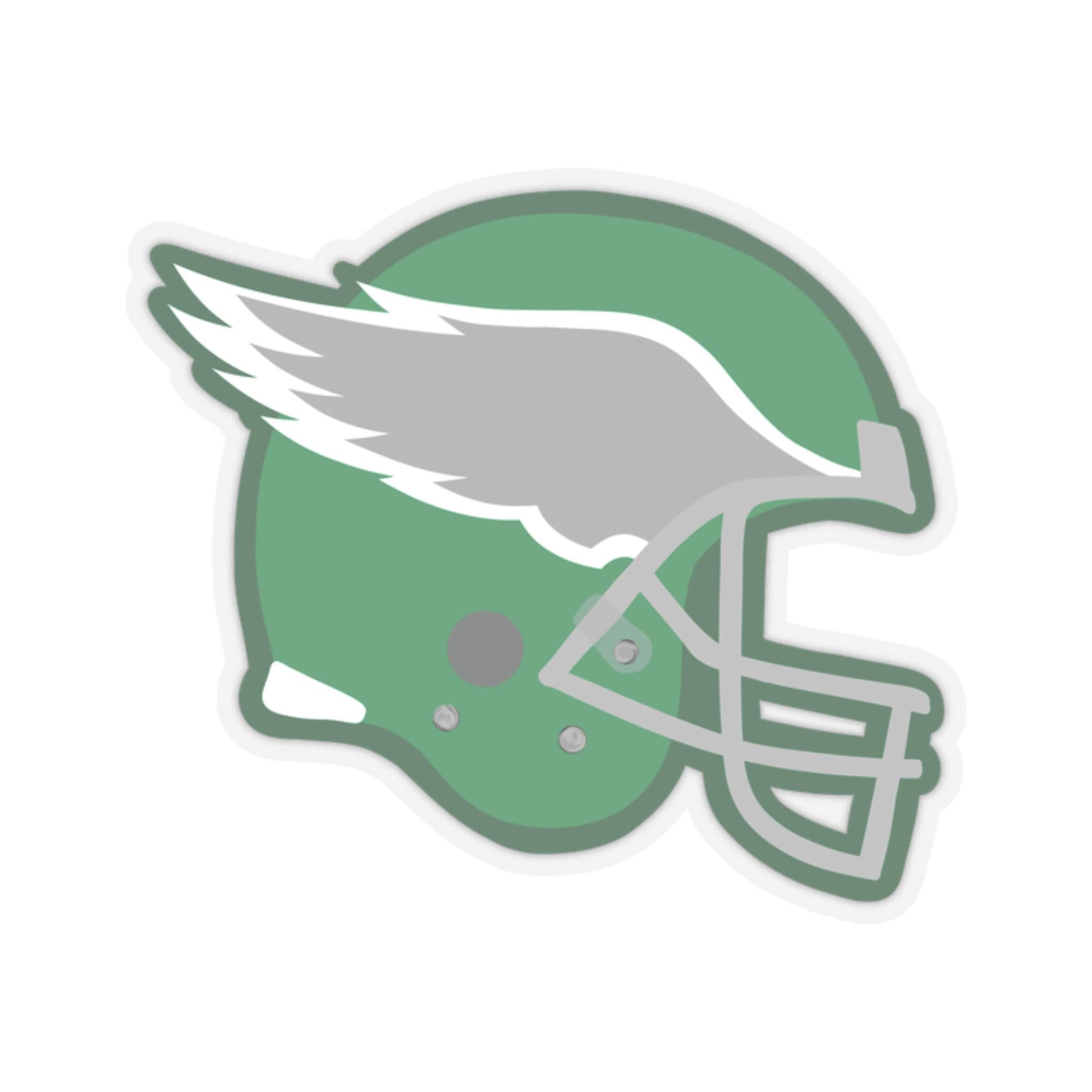 Kelly Green Eagles Helmet Sticker - Etsy