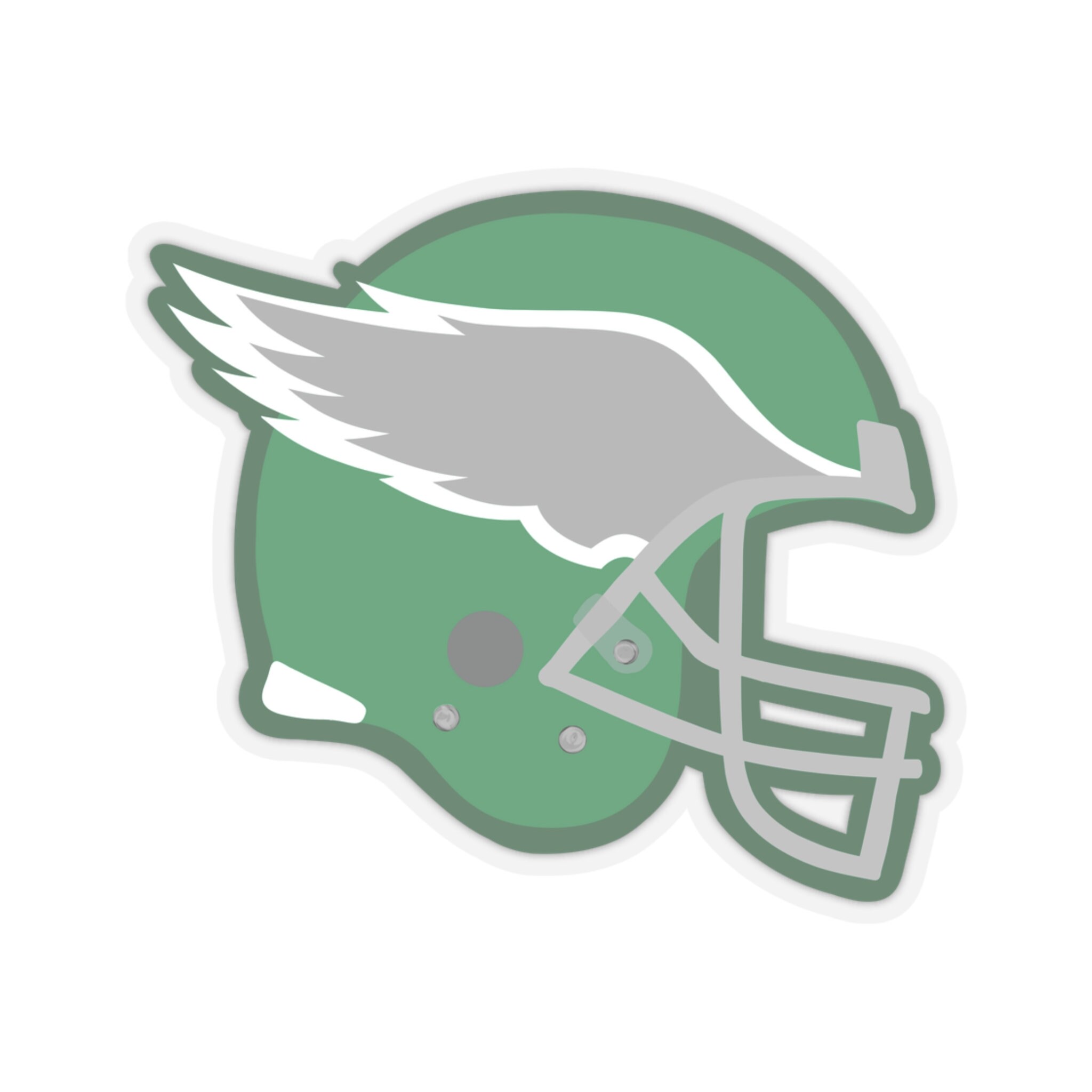 Kelly Green Eagles Helmet Sticker - Etsy