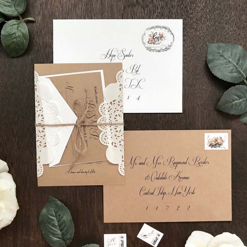 Invitation Wrap - Etsy