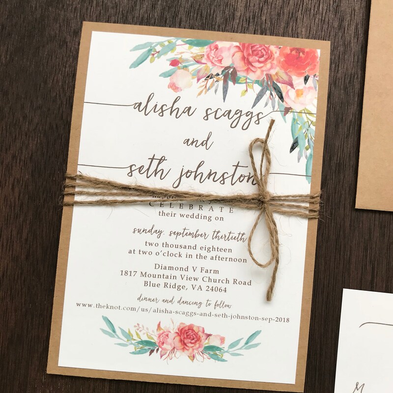 Bohemian Invite - Etsy