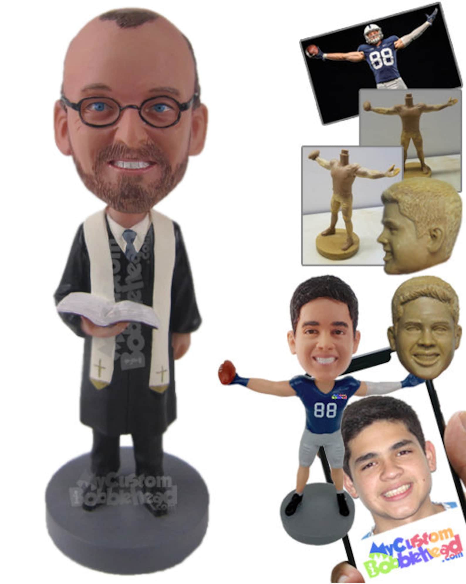 Custom Bobblehead Catholic Priest Religious Priest Custom - Etsy