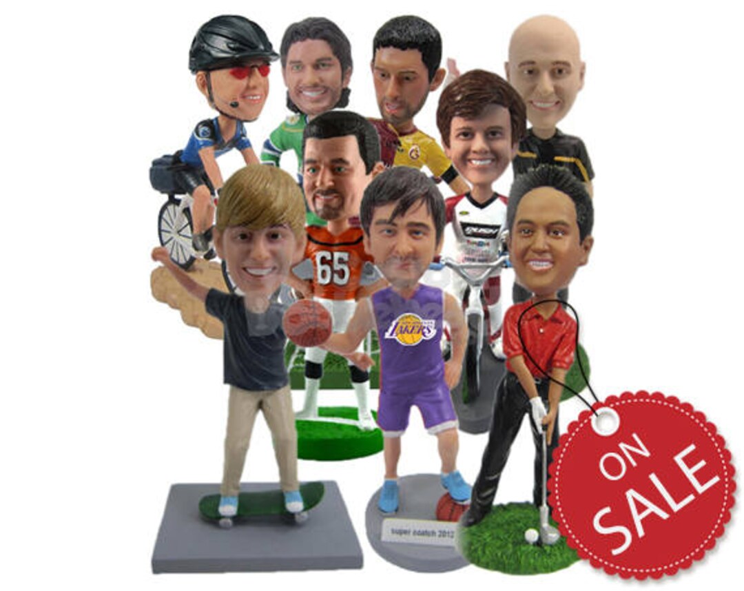 Custom Bobblehead Sports Theme, Sports Custom Bobblehead - Etsy